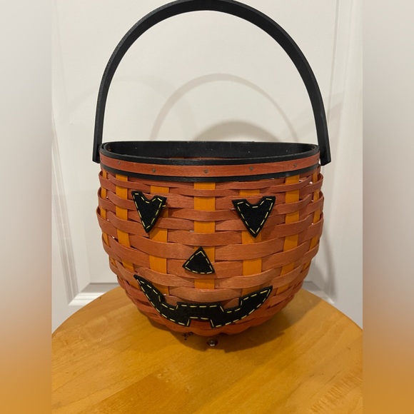 Longaberger | Holiday | Longaberger Orange And Black Pumpkin Hanging ...
